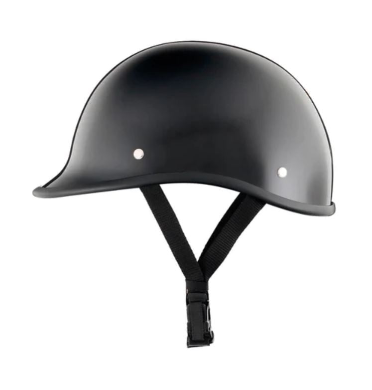 Polo Motorcycle Helmet Dot Black – BikerLid